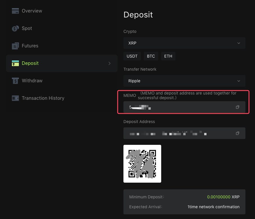 How to deposit your assets into Bitunix (Web) – Bitunix Help Center