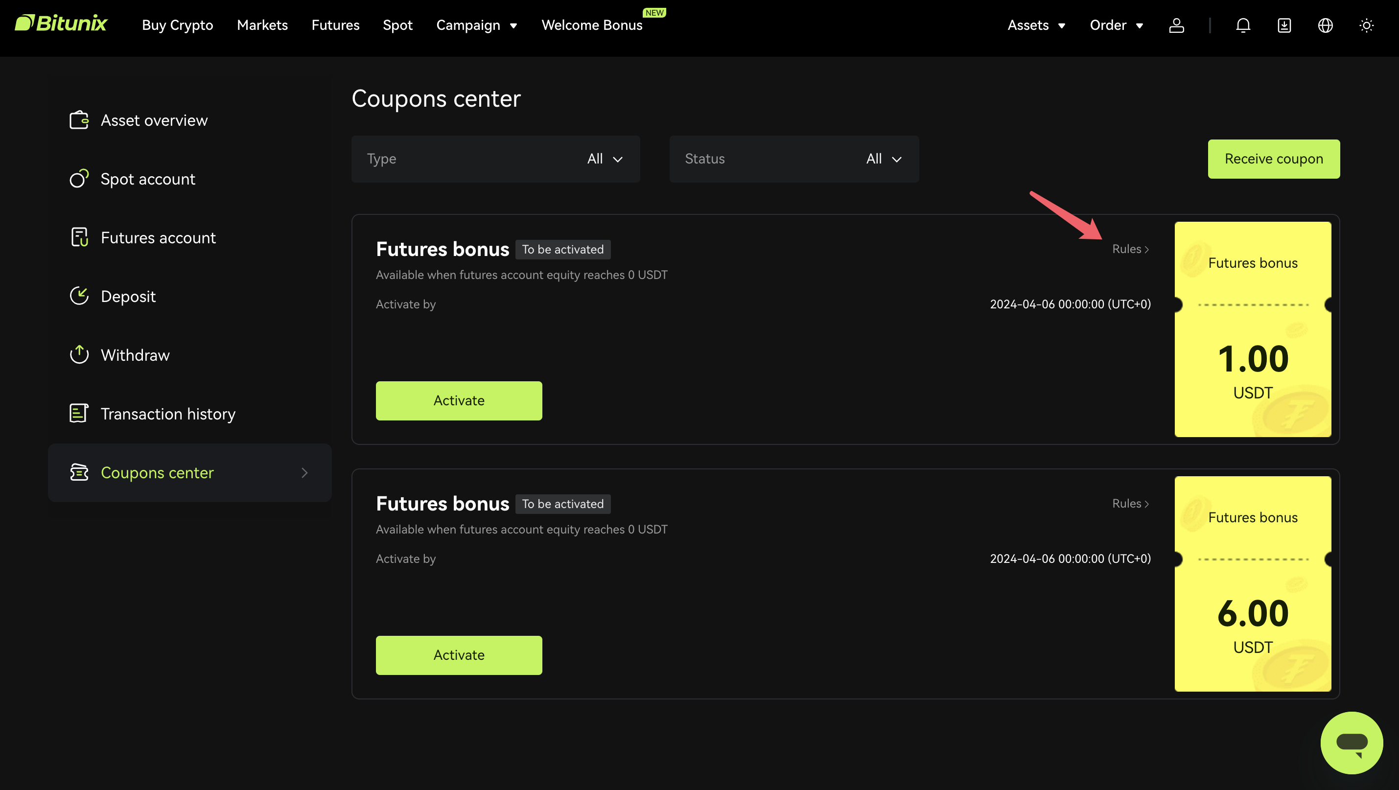 How to Use Bitunix Futures Bonus? – Bitunix Help Center