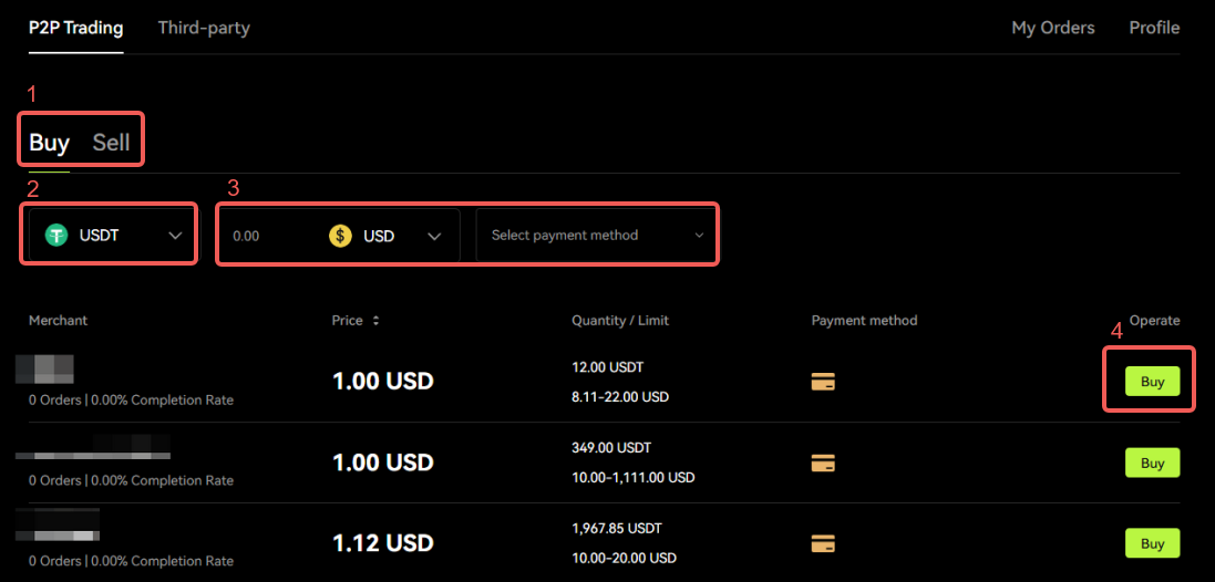 Guía de Trading P2P en Bitunix (Web) – Centro de ayuda de Bitunix